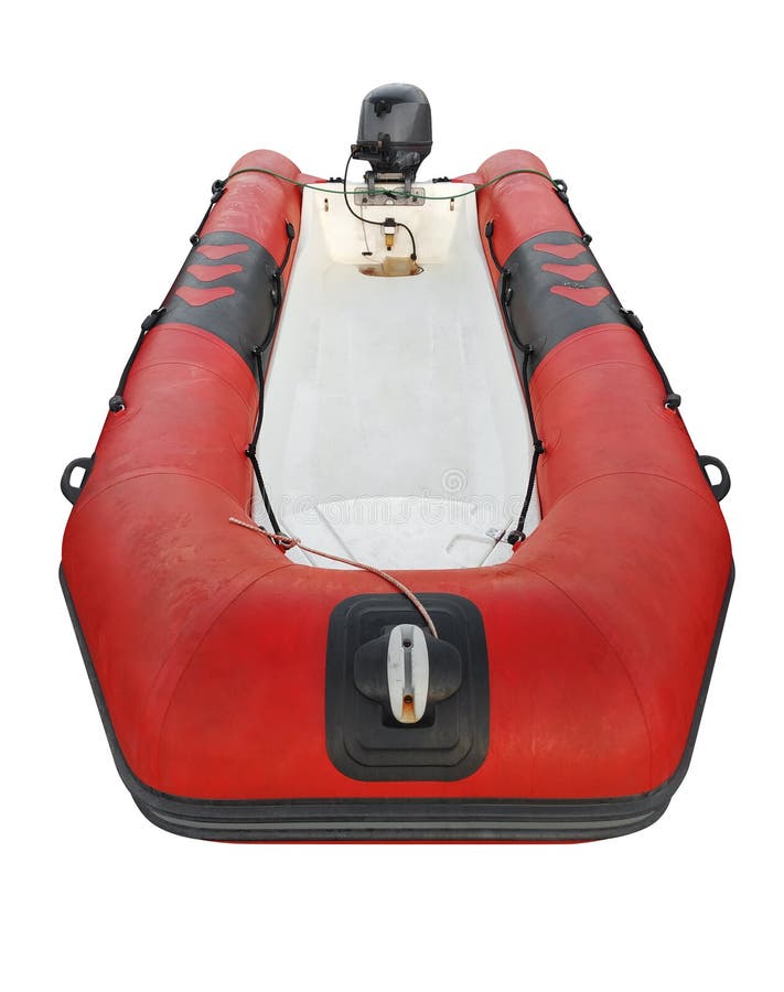 Inflatable lifeboat at sea stock photo. Image of adrift - 91609266