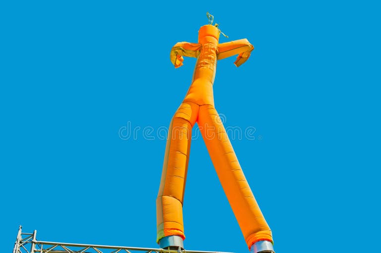 Inflatable man stock image. Image of happy, dancer, cheerful - 23985835