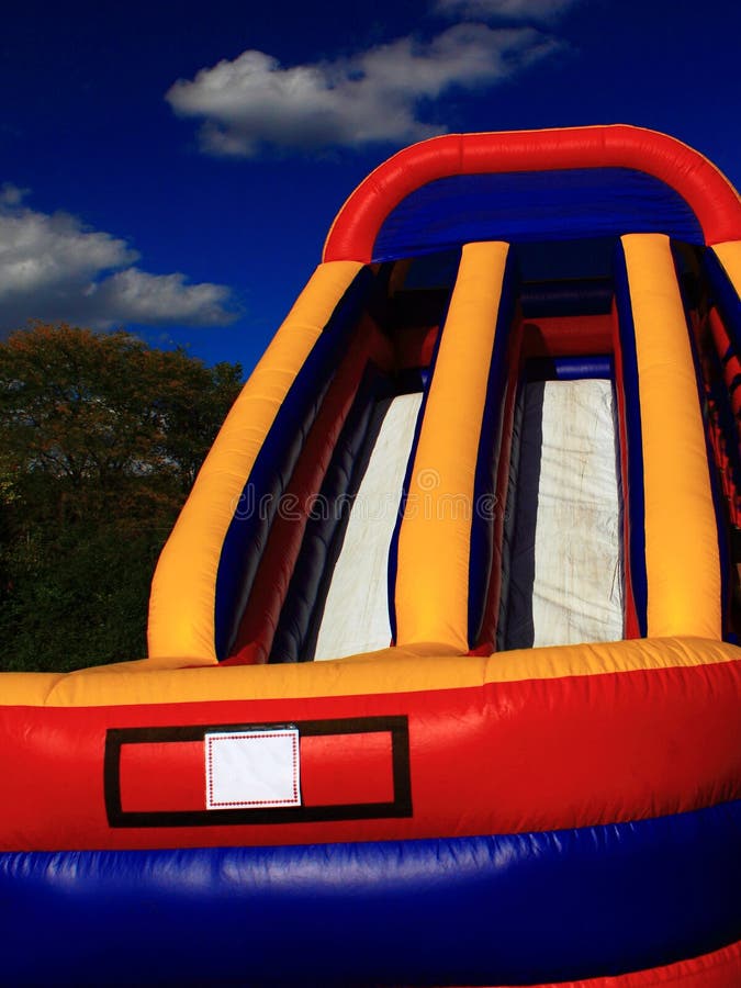 Inflatable Slide Playset stock image. Image of events - 45281803