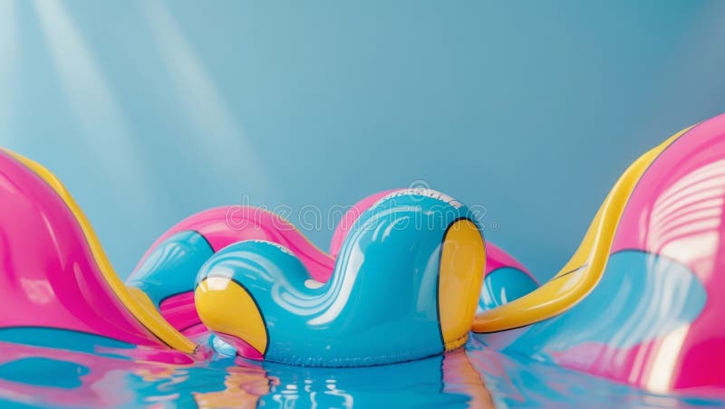 The Inflatable Pool Float Features a Unique Shape and Design that Truly ...