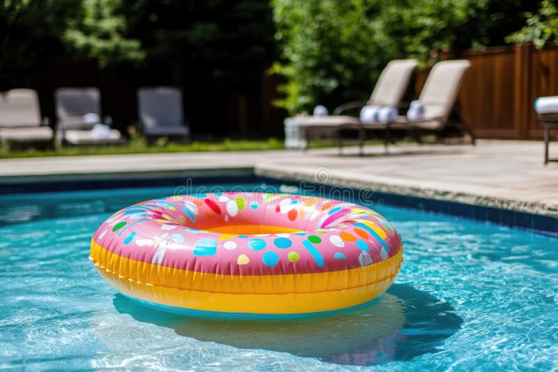 Inflatable Pool Float Floating on Water, Suitable for Summer Fun or ...