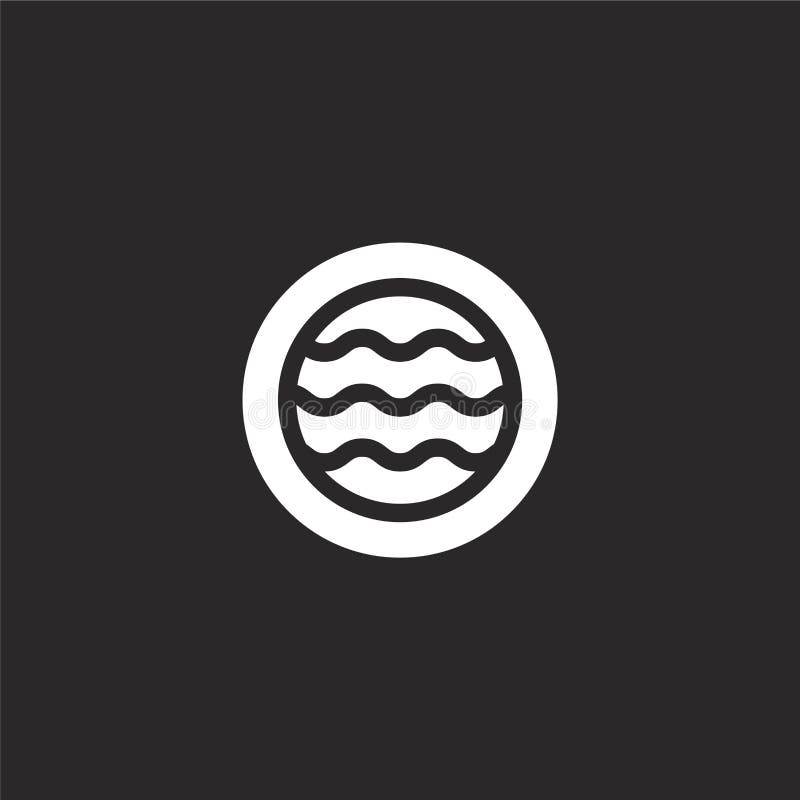 Inflatable Pool Icon. Filled Inflatable Pool Icon for Website Design ...