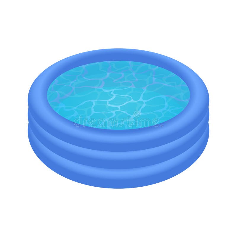 Inflatable Pool Vector Design Illustration Stock Vector - Illustration ...