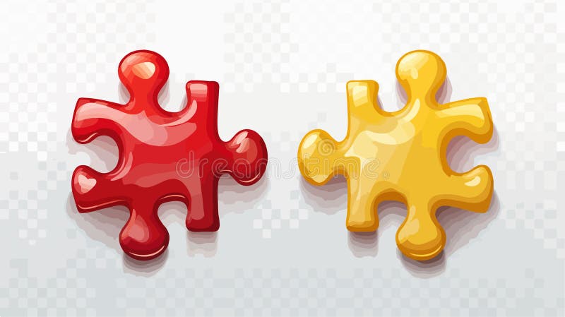 Inflatable Puzzle Piece Icon for Creativity and Innovation Concept ...