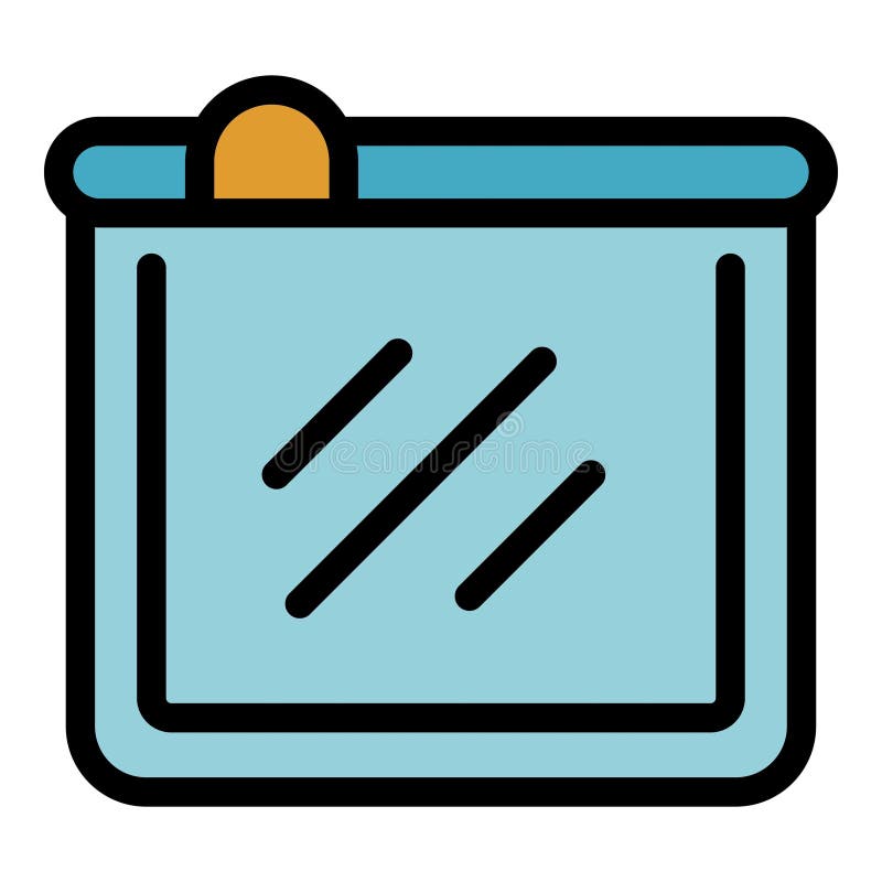 Inflatable Rectangular Swimming Pool with Ladder Icon Stock Vector ...