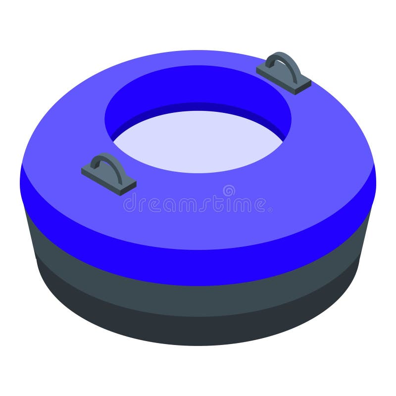 Inflatable Ring Icon Isometric Vector. Winter Sport Stock Vector ...