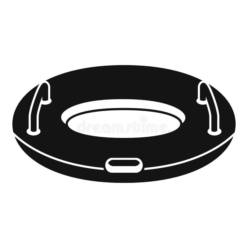 Inflatable Ring Icon, Simple Style Stock Vector - Illustration of ...