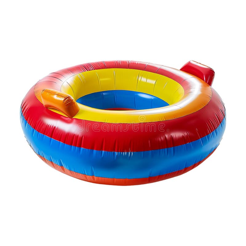 Inflatable Ring Round Tube on Transparent Background - Ai Generated ...