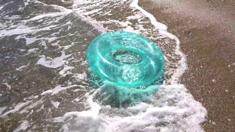 Inflatable Ring on the Shore Stock Footage - Video of rescue, relax ...