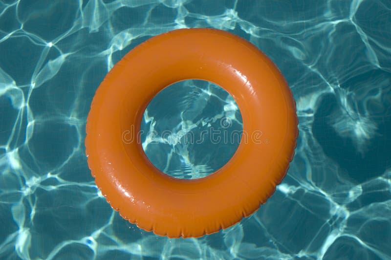 Inflatable ring on water stock image. Image of inflatable - 10627795