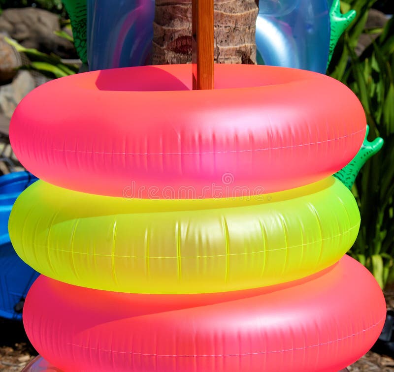 Inflatable rings stock photo. Image of leisure, color - 37170518
