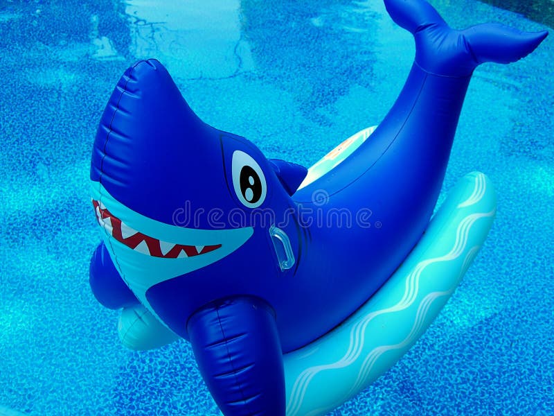 Inflatable shark stock image. Image of animal, screenshot - 255025511