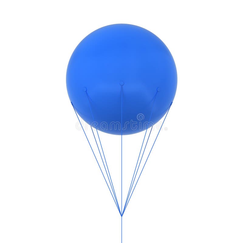 Inflatable Sky Advertising Balloon Stock Illustration - Illustration of ...