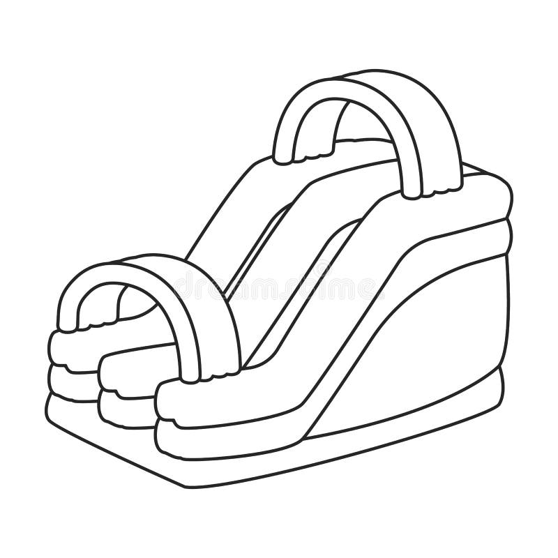 Inflatable Waterslide Stock Illustrations – 169 Inflatable Waterslide ...