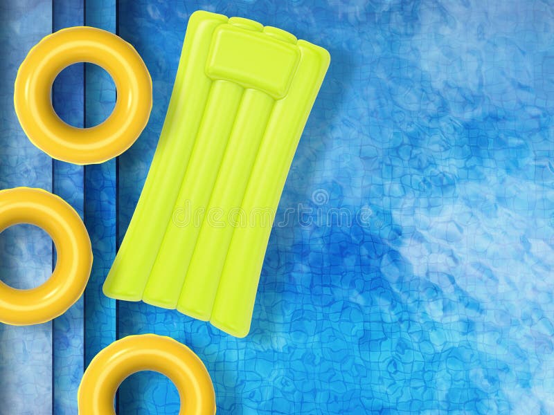 Inflatable Toys Floating on Pool Stock Photo - Image of travel ...