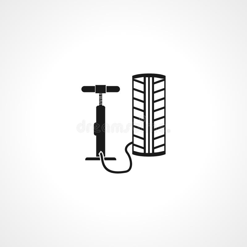 Inflate Tire Icon. Inflate Tire Isolated Vector Icon. Tire Inflation ...