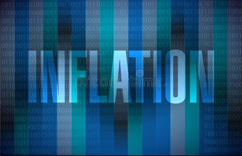 No Inflation Sign Concept Illustration Design Stock Illustration ...