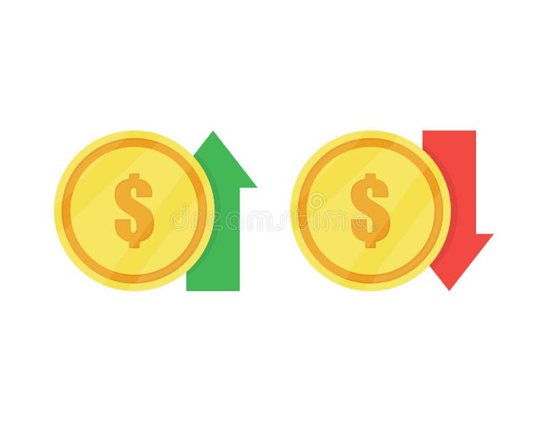 Dollar Decrease Sign Icon Stock Illustrations 4826 Dollar Decrease 9021