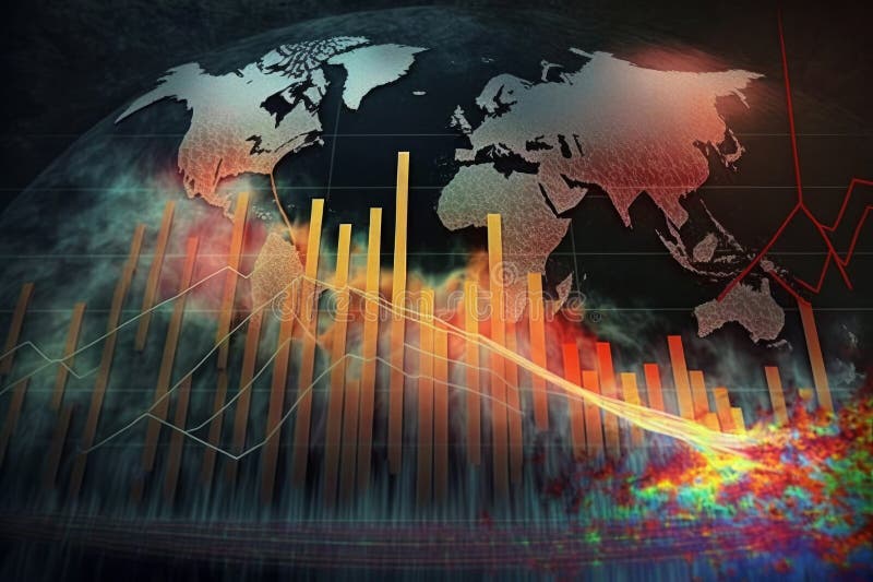 Inflation Crisis World Economy Stock Illustration - Illustration of ...