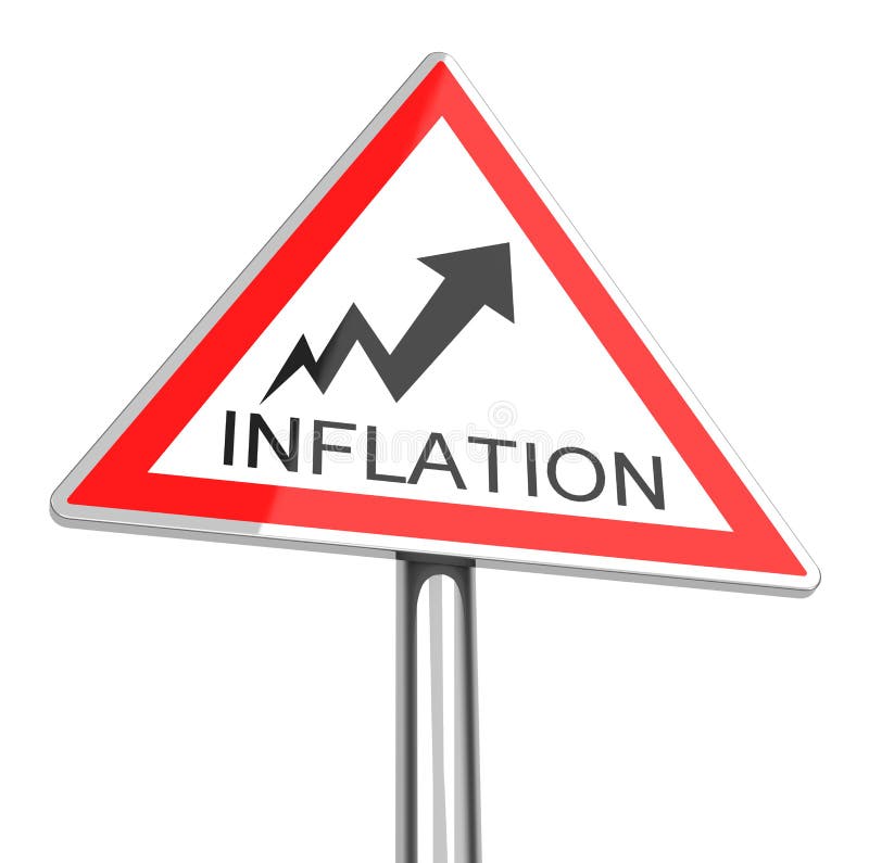 The inflation stock illustration. Illustration of recession - 39059837