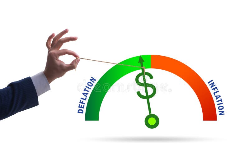 Inflation and Deflation Business Concept Stock Photo - Image of cost ...