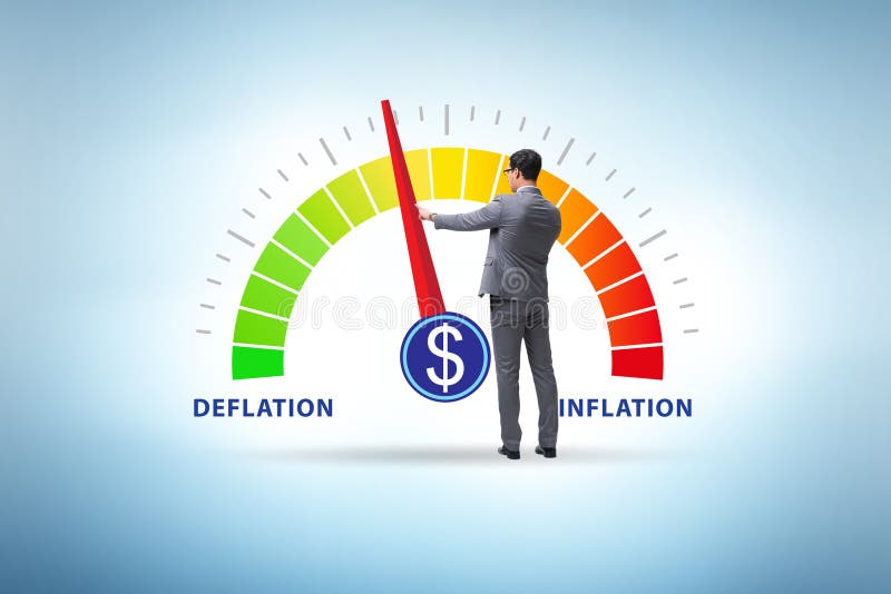 Inflation and Deflation Business Concept Stock Photo - Image of crisis ...