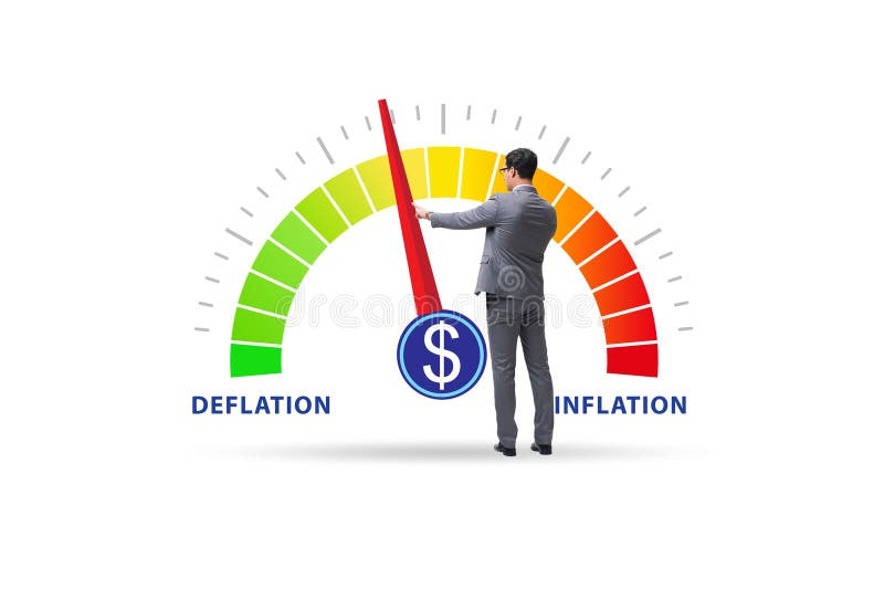 Inflation and Deflation Business Concept Stock Photo - Image of bank ...