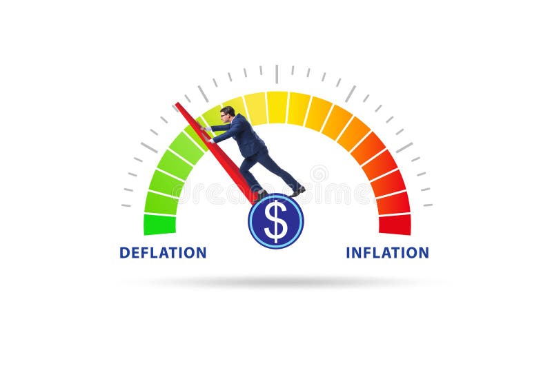 Inflation and Deflation Business Concept Stock Image - Image of budget ...