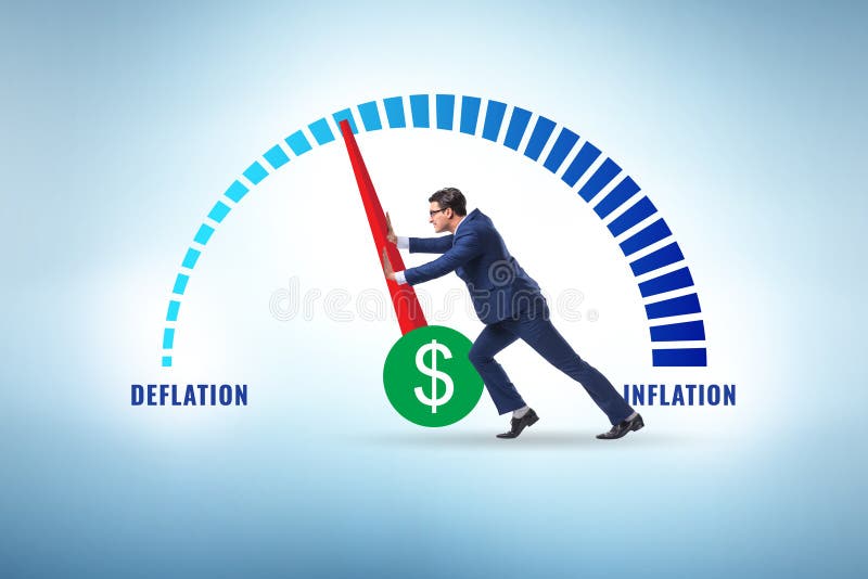 Inflation and Deflation Business Concept Stock Photo - Image of investment, wealth: 273736808