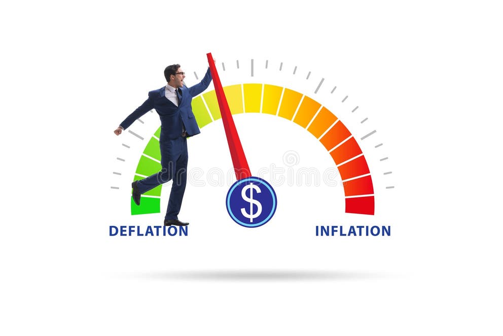 Inflation and Deflation Business Concept Stock Image - Image of finance ...