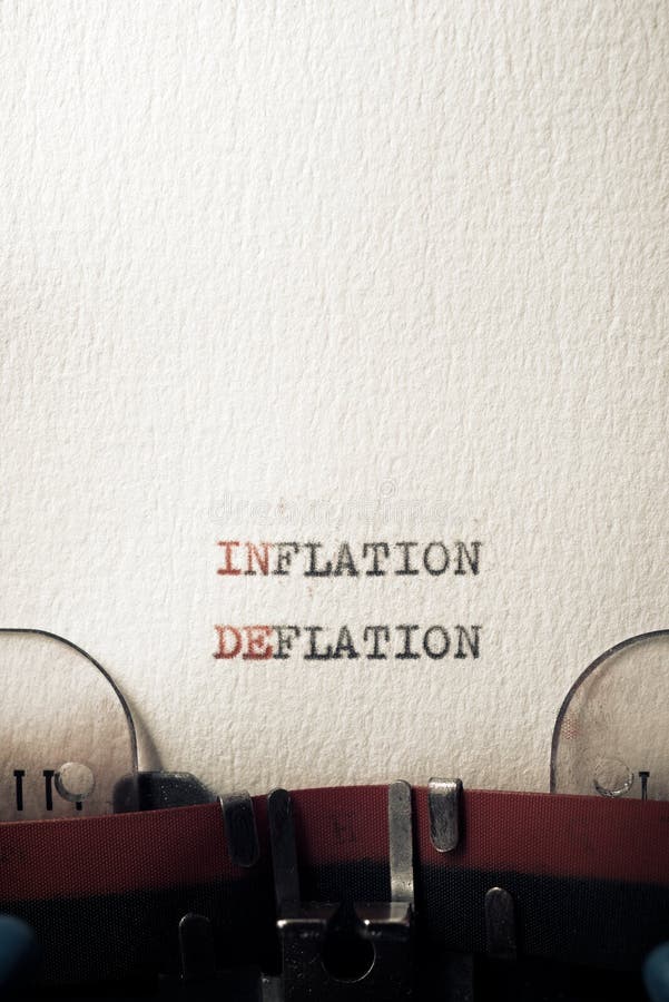 Inflation Deflation Concept Stock Image - Image of economy, capital ...