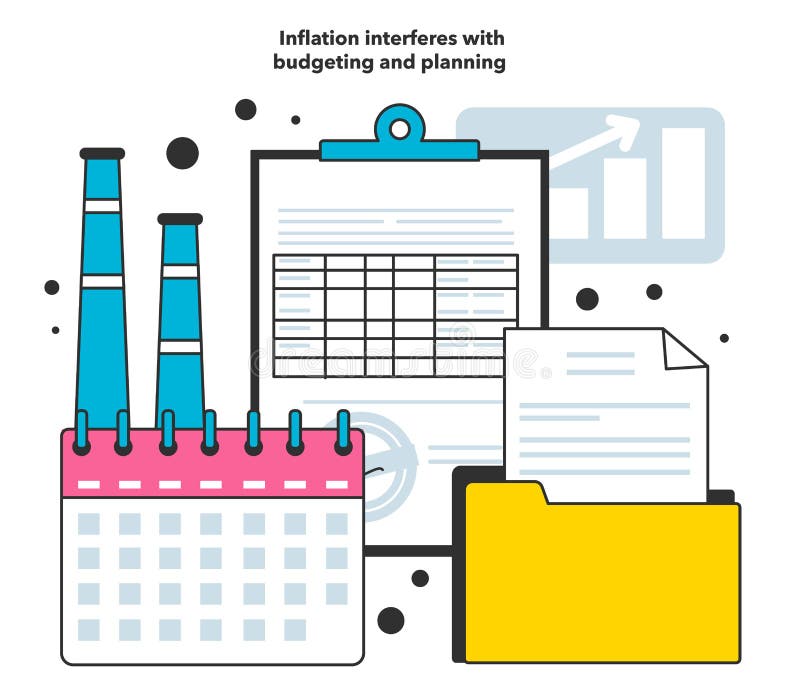 Inflation Effect. Economics Crisis and Value of Money Decline ...