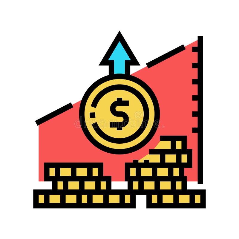 Inflation Finance Color Icon Vector Illustration Stock Vector ... Inflation Finance Color Icon Vector Illustration Stock Vector ...