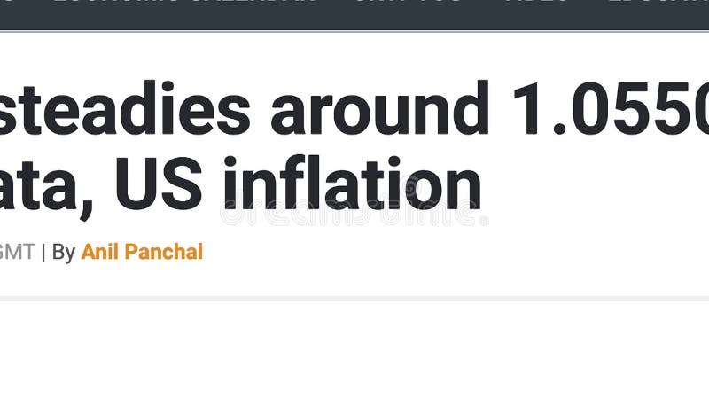 2022: Inflation Headlines Fast Sequence Stock Footage - Video of ...