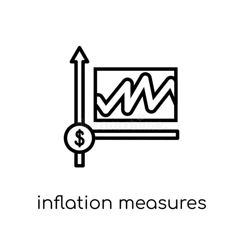 Inflation Icon. Trendy Modern Flat Linear Vector Inflation Icon Stock ...