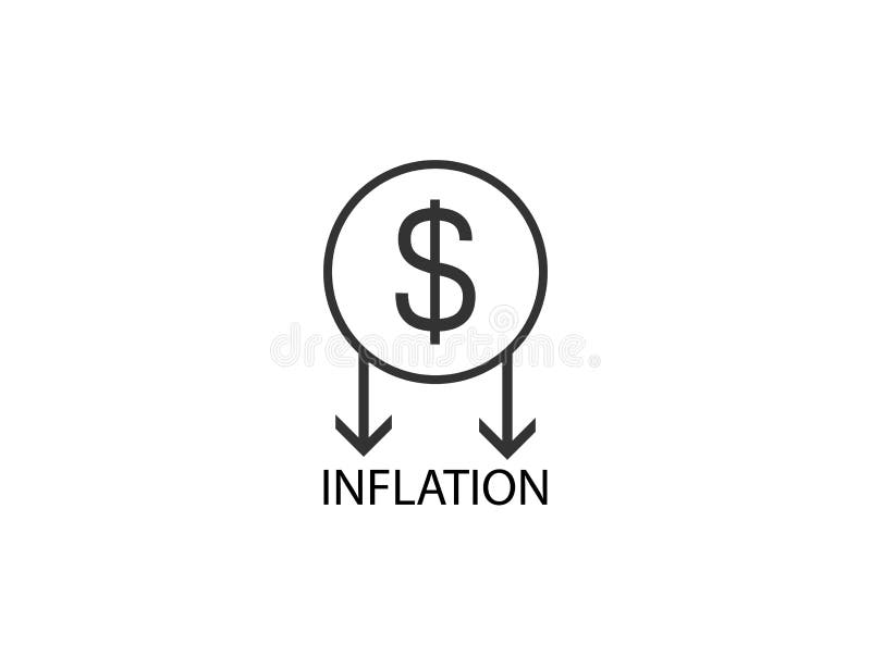 Inflation, Money, Finance Icon. Vector Illustration. Stock Vector ...