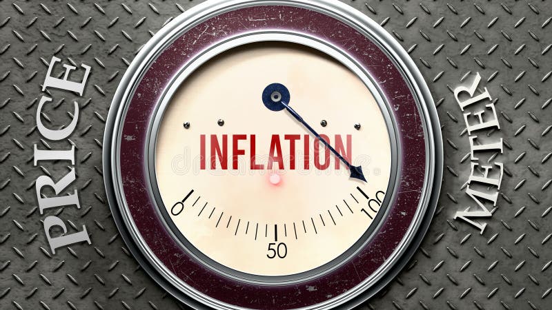 Inflation and Price that is Hitting a Full Scale, Showing a Very High ...