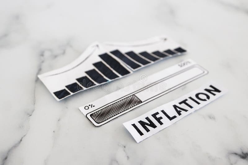 Inflation Rates Going Down, Text with Graph Showing Stats Decreasing ... Inflation Rates Going Down, Text with Graph Showing Stats Decreasing ...