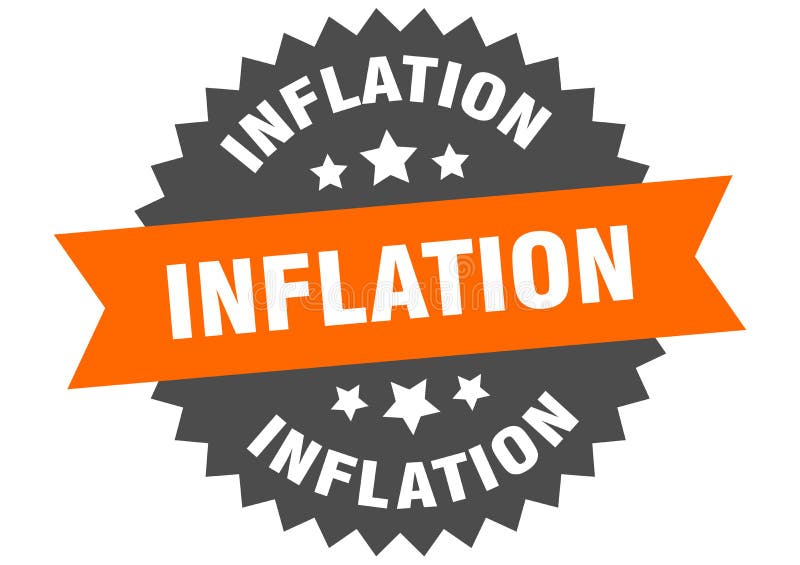 Inflation Sign. Inflation Circular Band Label. Inflation Sticker Stock ...