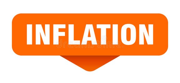 Inflation Sticker. Inflation Sign on Transparent Background Stock ...