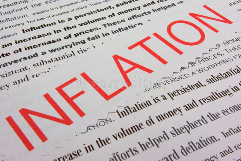 Definition of inflation stock photo. Image of close, book - 94635784