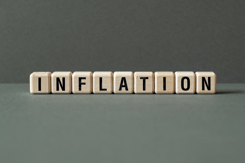 Inflation - Word Concept on Building Blocks, Text Stock Image - Image ...