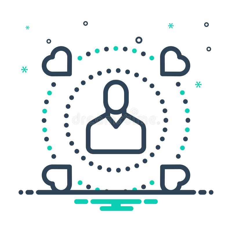 Mix Icon for Influence, Affect and Impact Stock Vector - Illustration ...