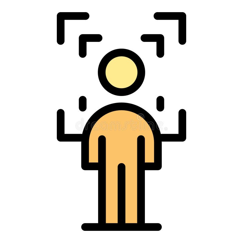 Influence People Target Icon Vector Flat Stock Illustration ...