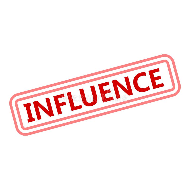 Influence Sign, Influence Word Stock Vector - Illustration of business ...