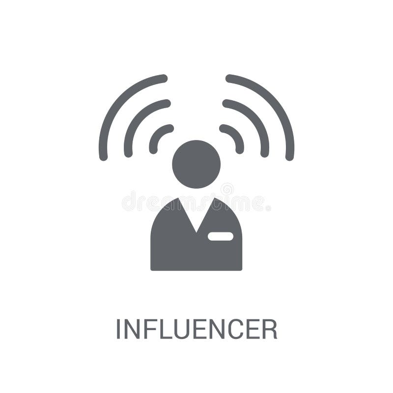 Influencer Icon. Trendy Influencer Logo Concept On White Background ...
