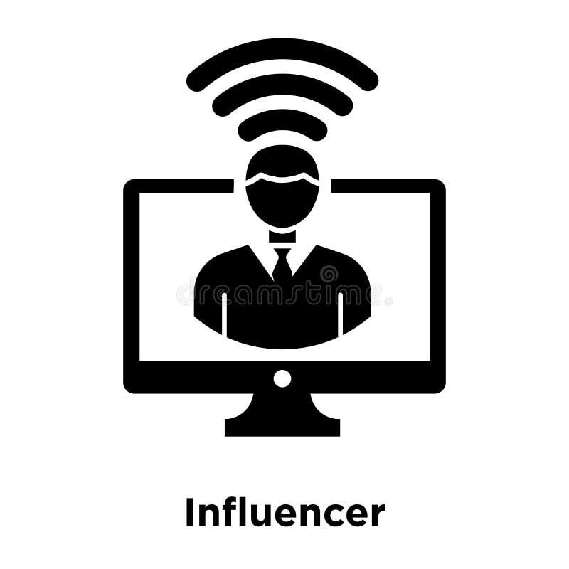 Influencer Icon Vector Isolated on White Background, Logo Concept of ...