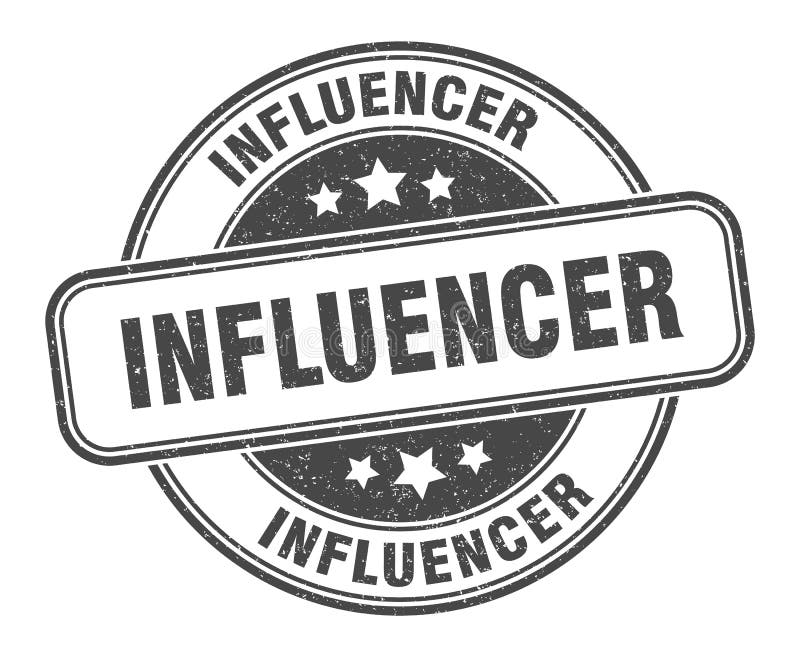 Influencer Stamp. Influencer Round Grunge Sign Stock Vector ...