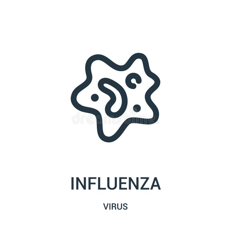 Cough Icon Vector from Virus Collection. Thin Line Cough Outline Icon ...