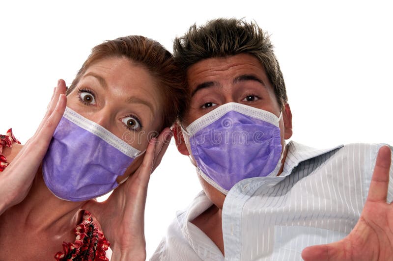 People Protection Flu Wear Protective Mask Stock Photo - Image of blue ...